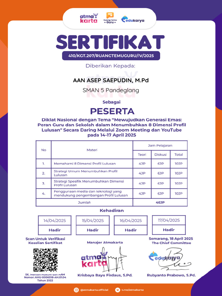 Atma Karta - 2025 04 20 | PDF