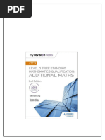 OCR Level 3 Free Standing Mathematics Qualification - Additional Maths ...