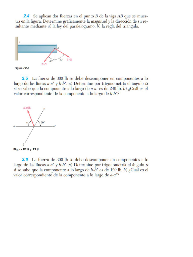 tarea estatica only problems | PDF