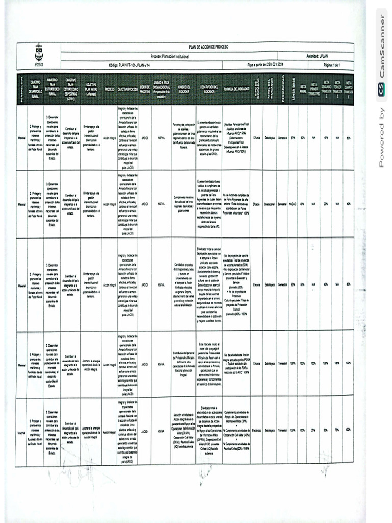 Plan de Acción Intagral Fna 2025 | PDF