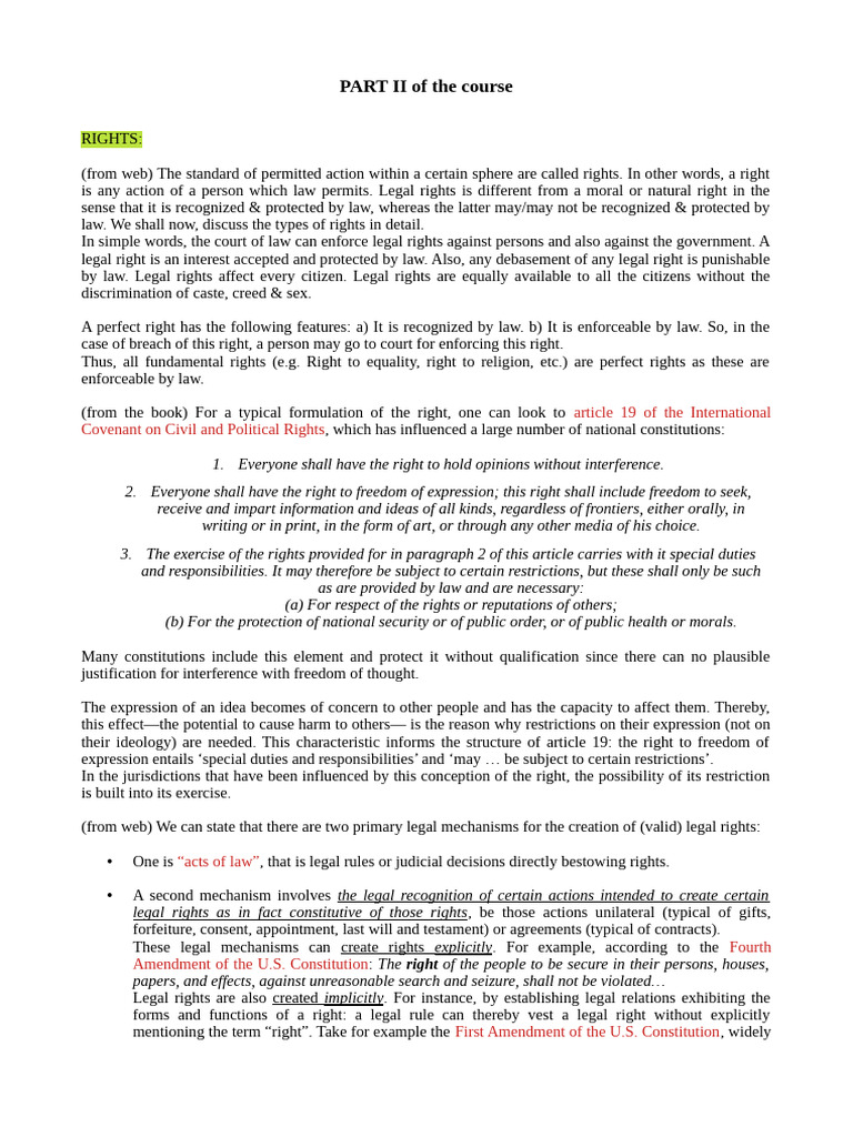 Part 2 Constitutional Law - Perona | PDF | Rationality | Rational Basis ...