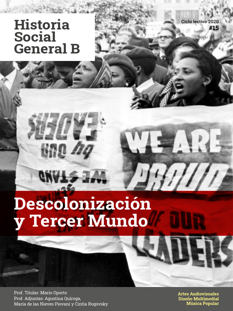 Clase Descolonización y Tercer Mundo | PDF | Colonialismo | Descolonización