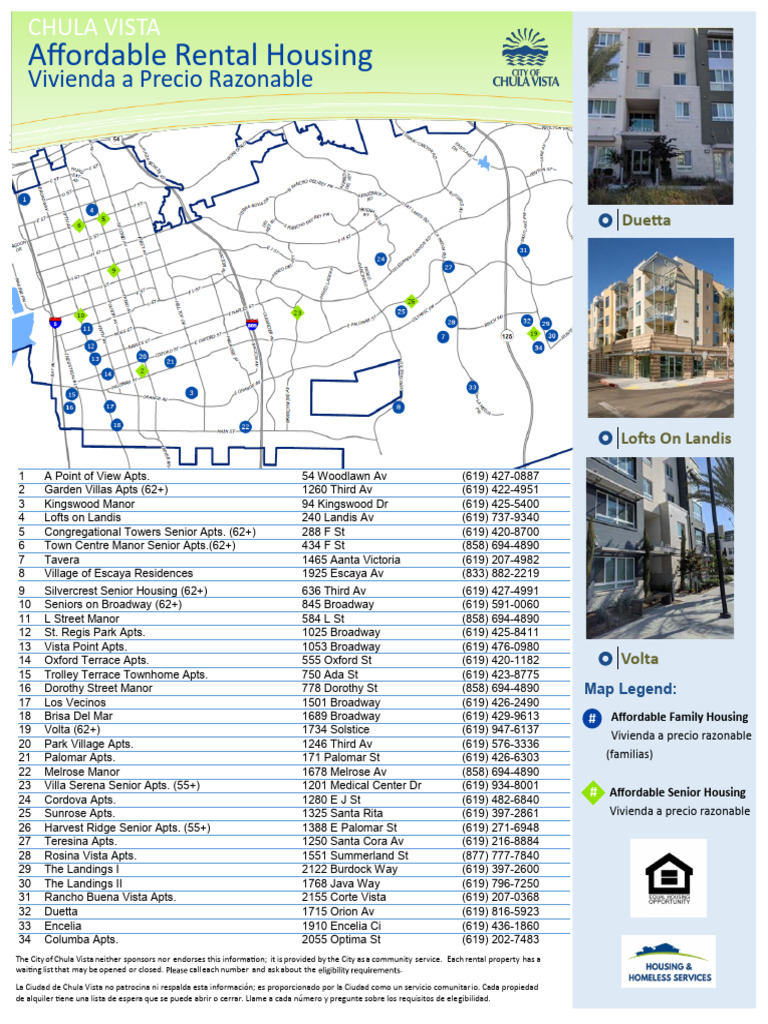 South Bay Affordable Housing List | PDF