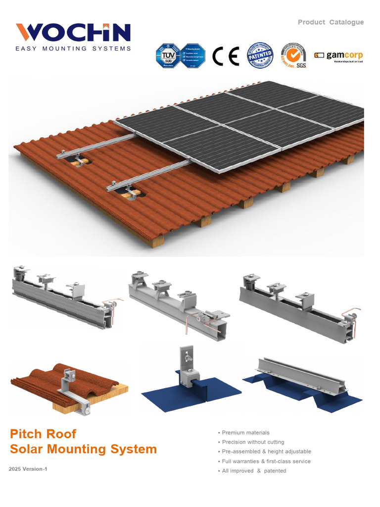Solar Mounting Solutions Catalogue | PDF | Roof | Screw