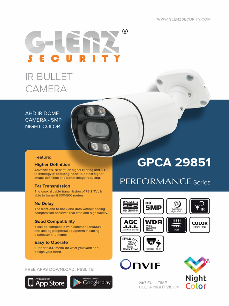 Glenz_Camera GPCA-29851-5MP-NightColor | PDF