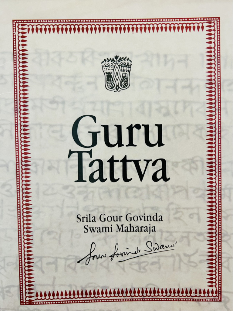 Guru Tattva - Gour Govinda Swami | PDF
