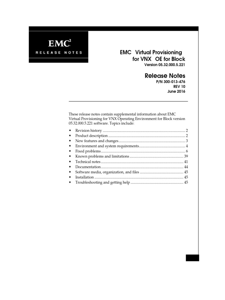 Docu70788 - Virtual Provisioning For VNX OE For Block 05.32.000.5.221 ...