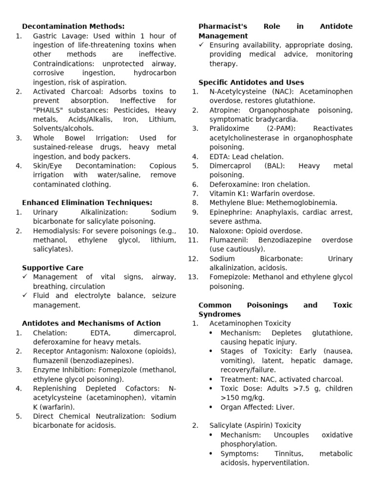 TOXICOLOGY LAB-WPS Office | PDF | Drug Overdose