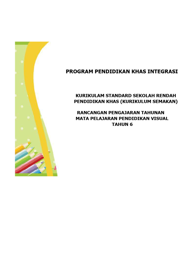 RPT PSV TAHUN 6 | PDF