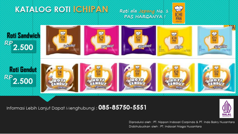 Katalog Roti Ichipan | PDF