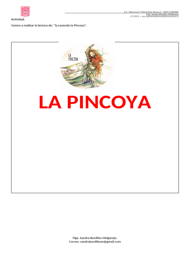 Leyenda La Pincoya y Caleuche | PDF
