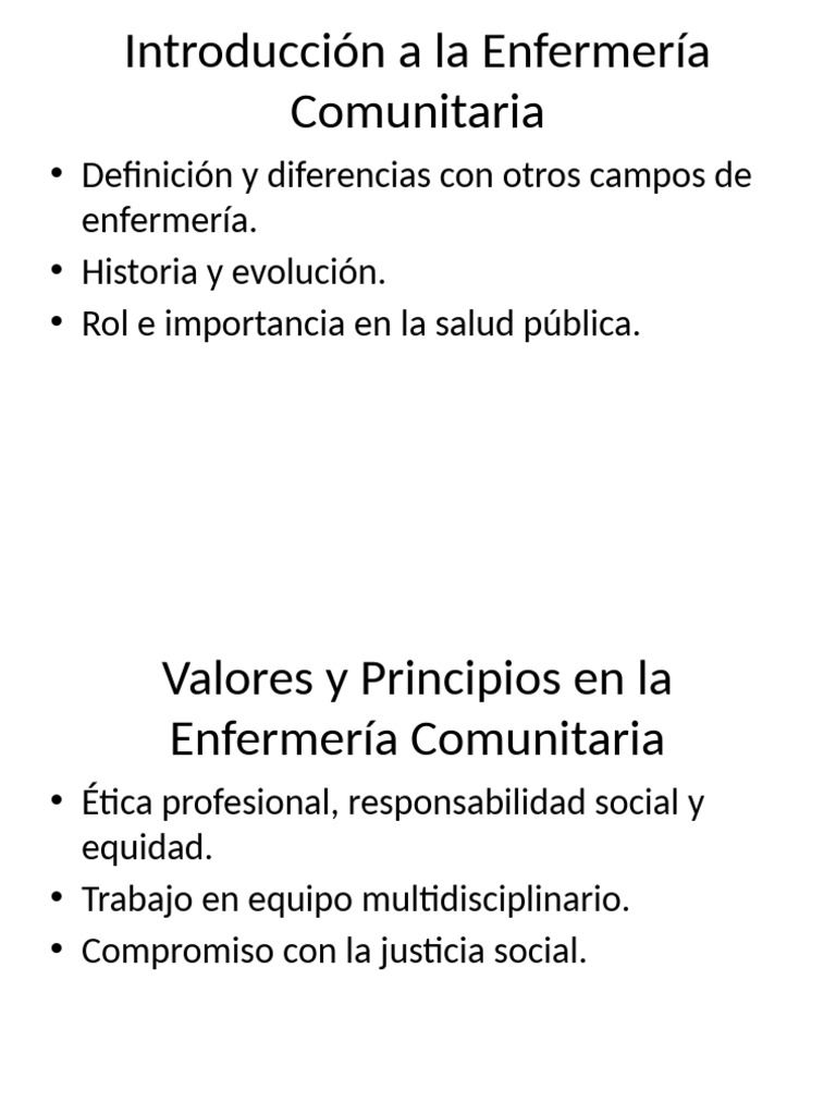 Exposicion_Enfermeria_Comunitaria (1) | PDF | Asistencia sanitaria preventiva | Enfermería