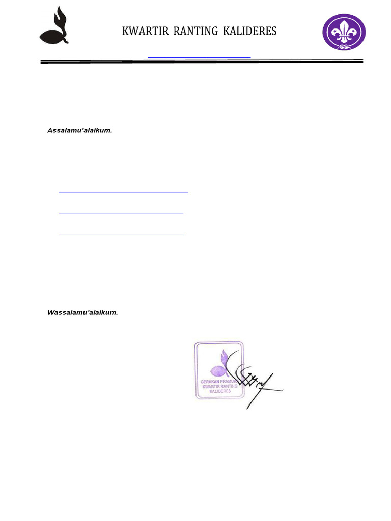 Surat Pemberitahuan Tpgp-Tpod | PDF