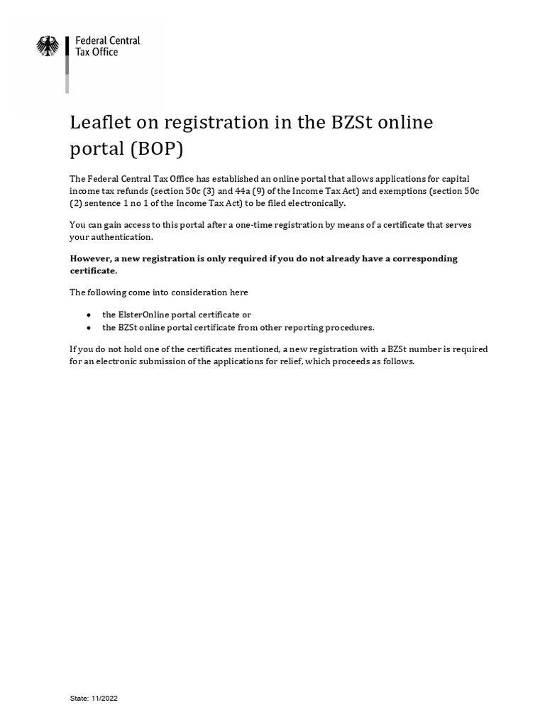 leaflet_on_registration_bop | PDF | Taxes | Computing