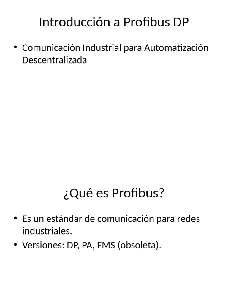 Presentacion Profibus DP | PDF