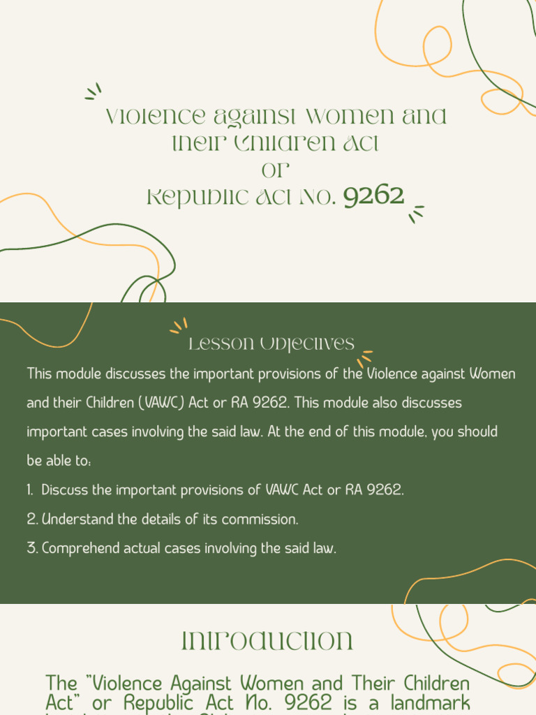 Soc Sci 112 Anti Vawc Law | PDF