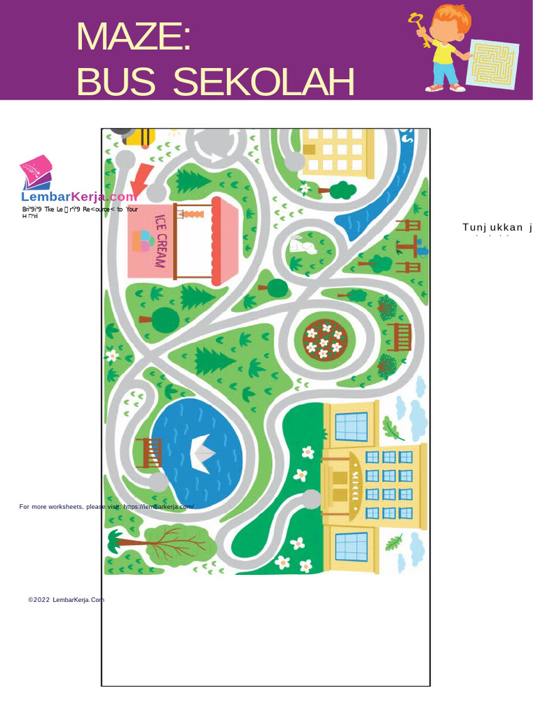 474.-Maze-Bus-Sekolah Part 5 | PDF