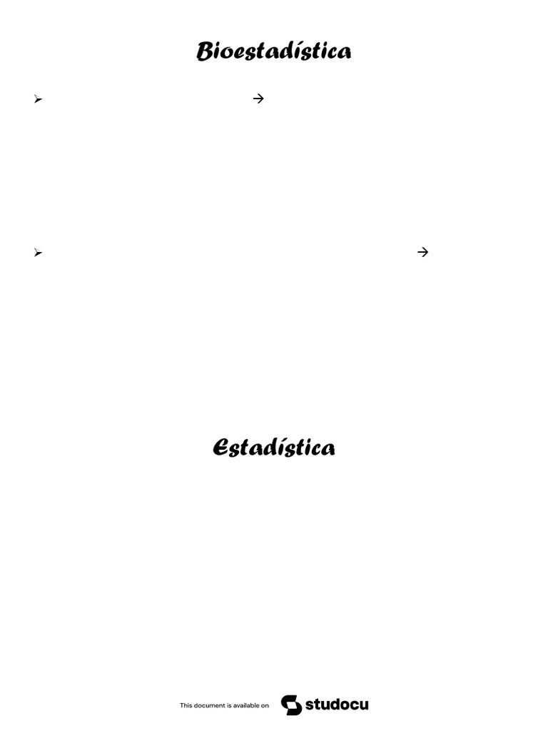 Resumen Bioestadistica Uba 2 71 1 65 | PDF | Muestreo (Estadísticas) | Estadísticas