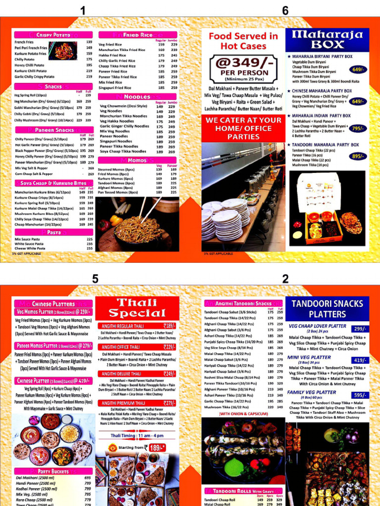 Delivery Menu | PDF