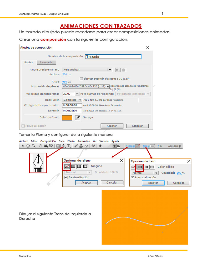 Animaciones en After Effects con Trazados | PDF