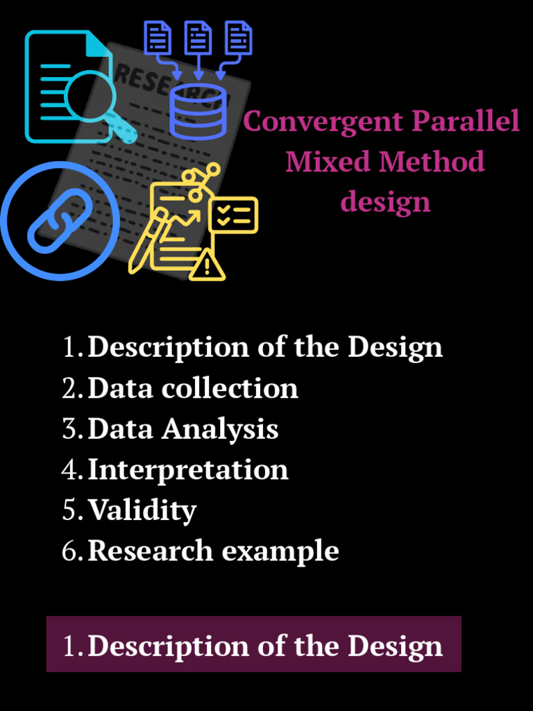 Convergent Parallel Mixed Method Design | PDF | Data | Quantitative ...