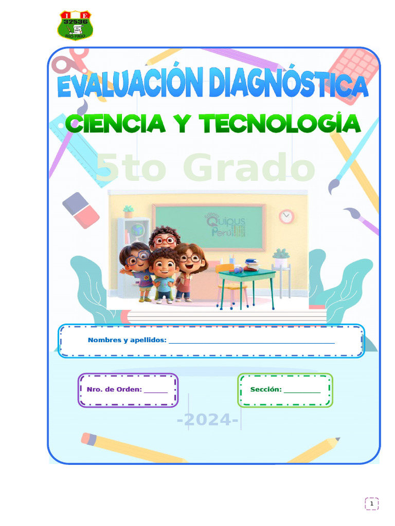 Ev. Diagnóstica CT 5º | PDF | Biología