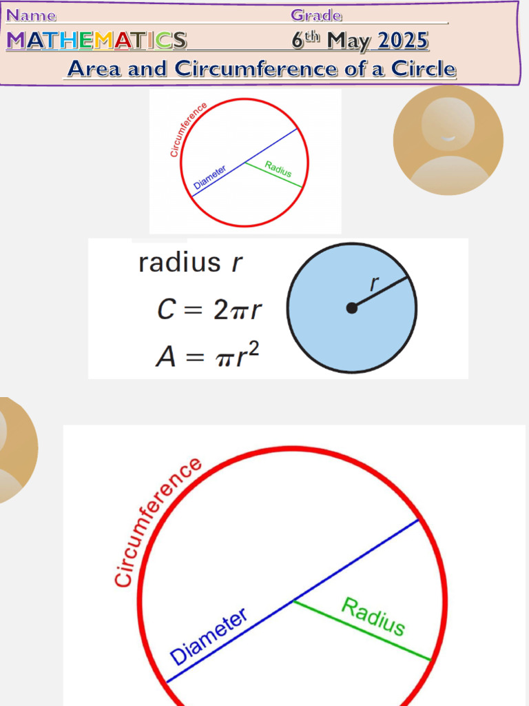 AREA and Circumference OF CIRCLE | PDF