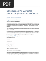Protocolo de Simulacro | PDF | Simulación | Primeros auxilios