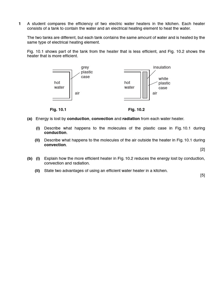 Transfer of Thermal Energy P2 | PDF | Heat Transfer | Electric Heating
