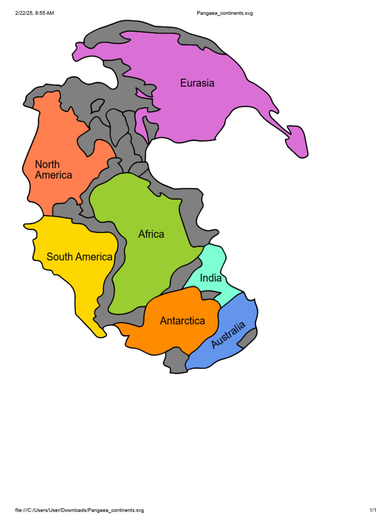 Pangaea Continents | PDF