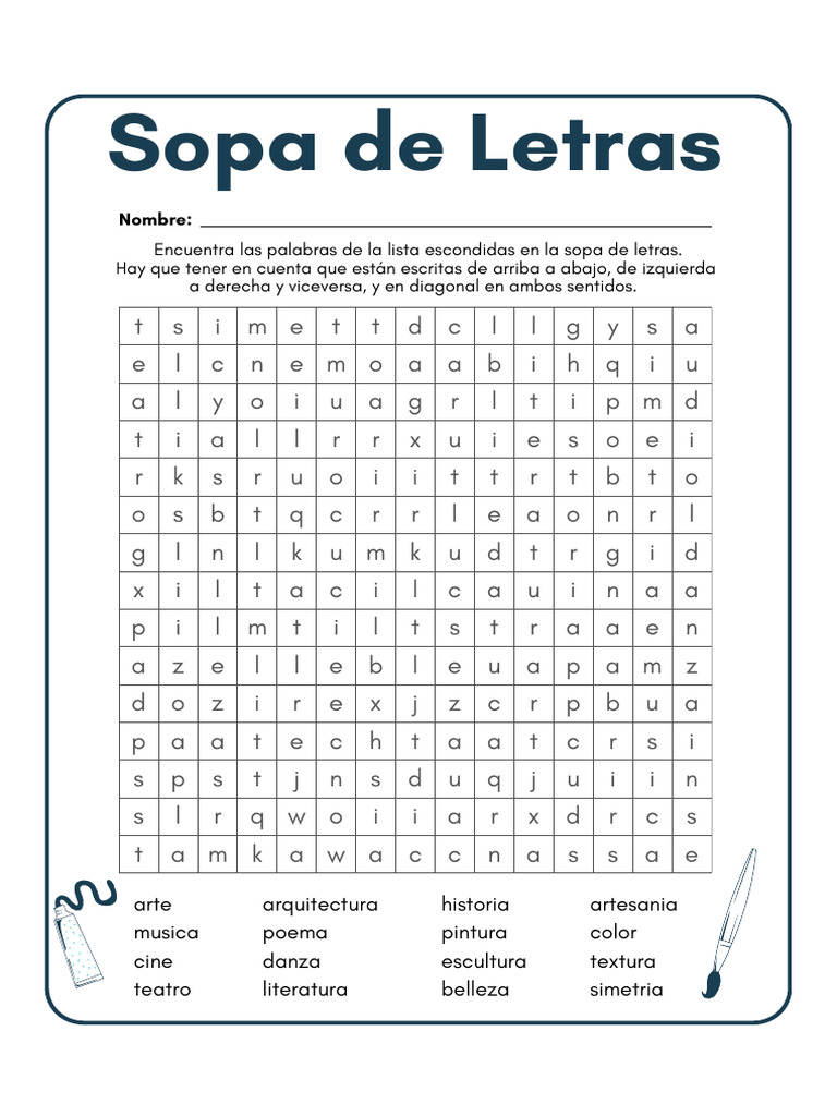 Sopa Letras | PDF