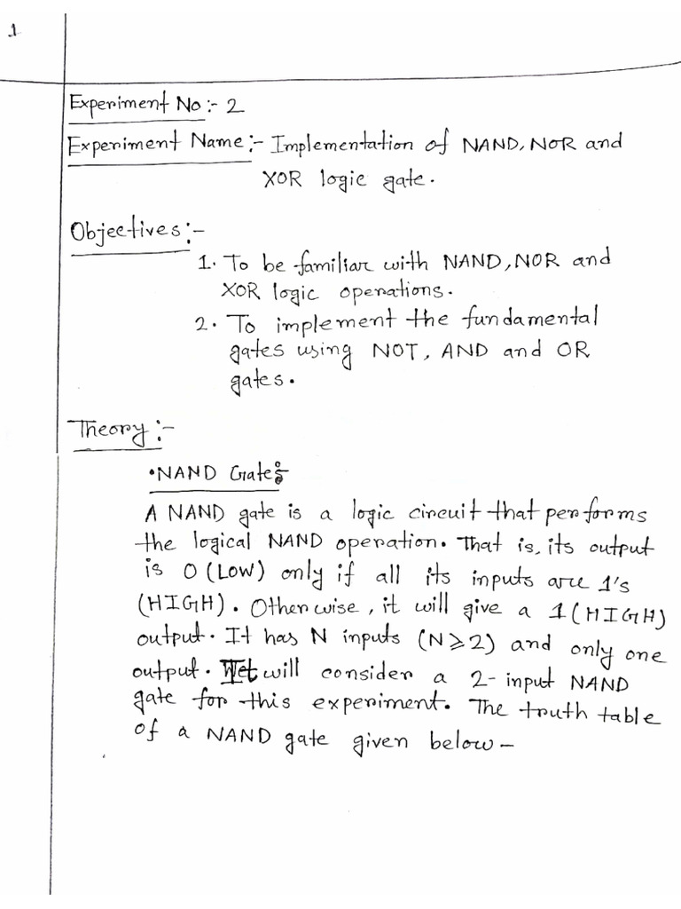 DLD Lab Report - 02 | PDF