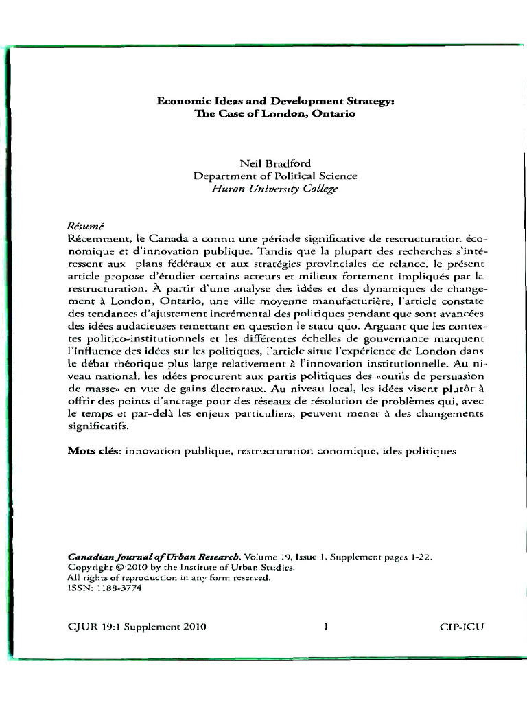 Economic Ideas and Development Strategy | PDF