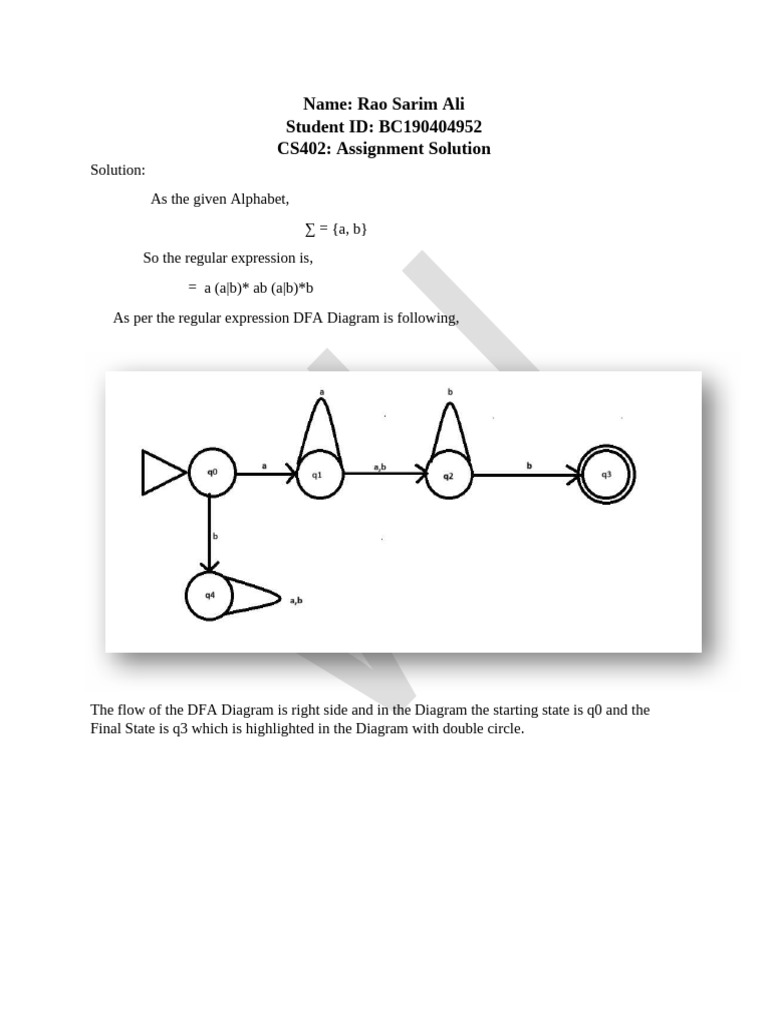 CS 402 Assingment Solution File | PDF