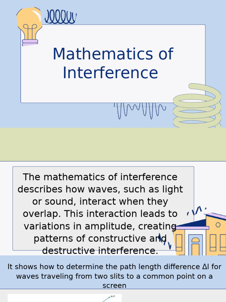 Mathematics of Interference Calamba Loreine Gay | PDF
