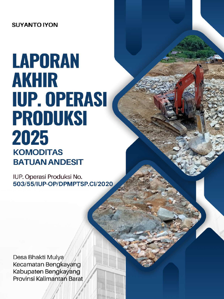 Laporan IUP Operasi Produksi 2025 | PDF