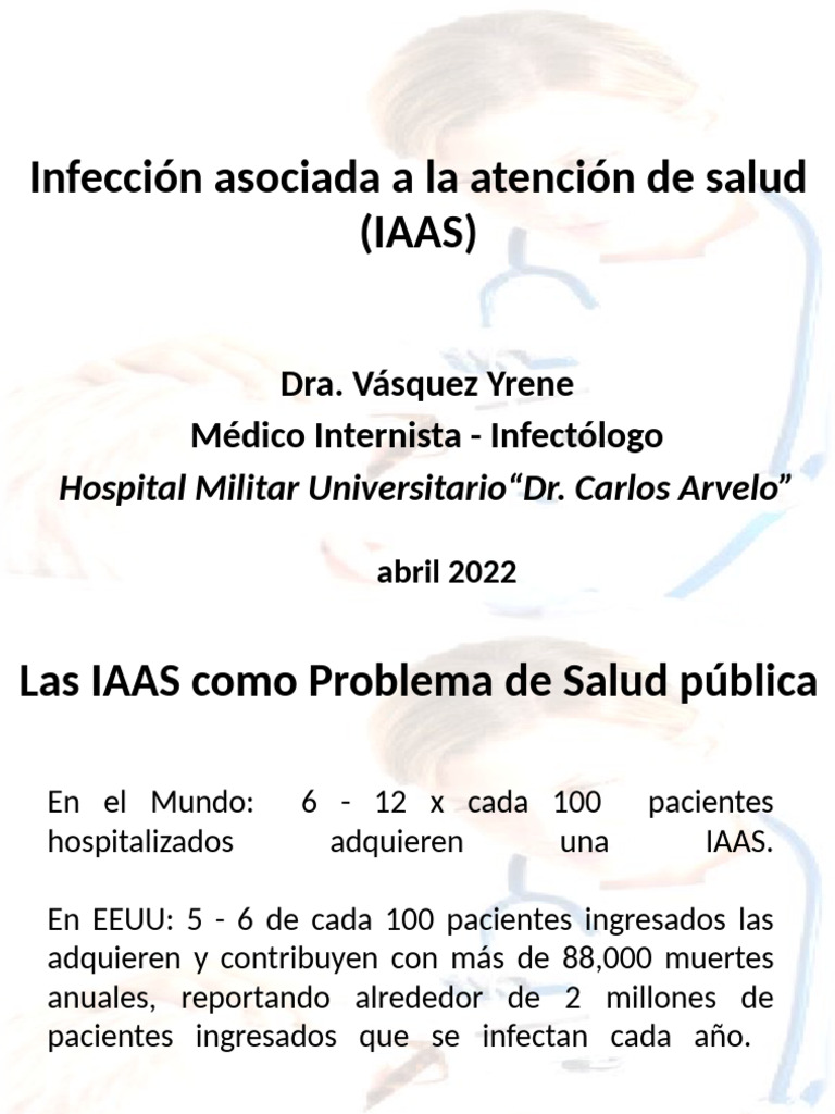 Clase de Iaas Yrene | PDF | Infección | Asistencia sanitaria preventiva