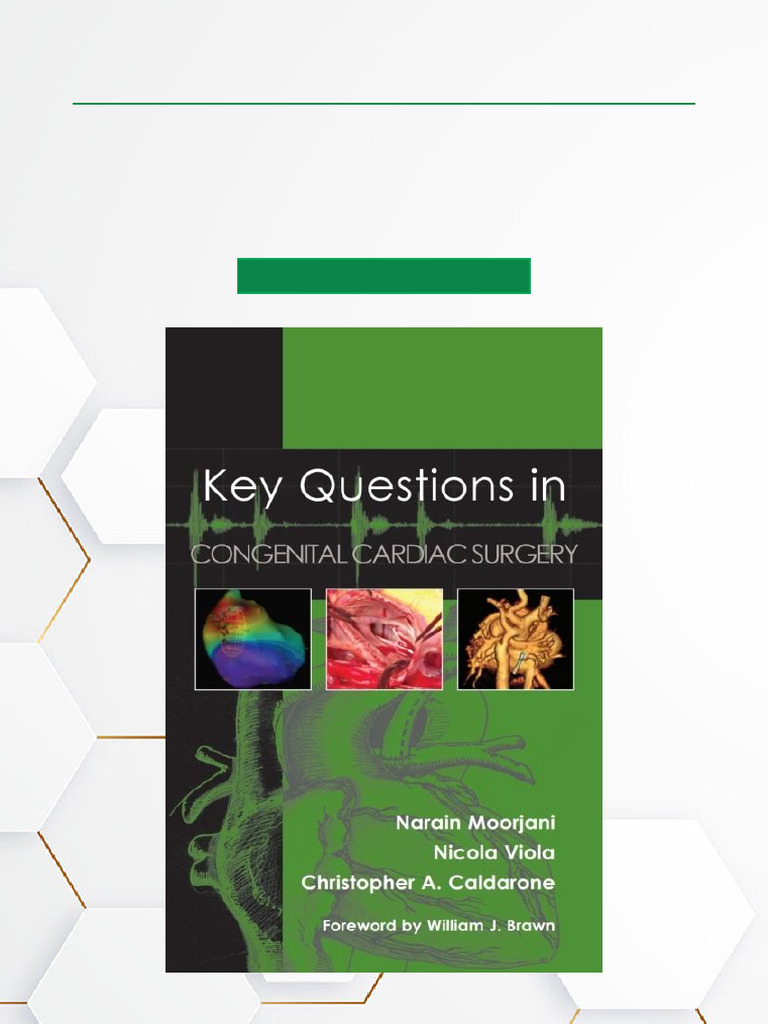 Key Questions in Congenital Cardiac Surgery - 1st Edition Research PDF ...