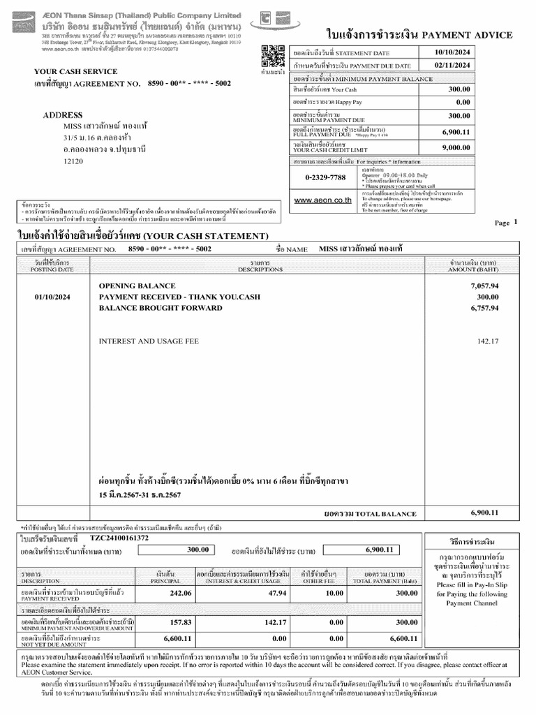Estatement 202411 | PDF