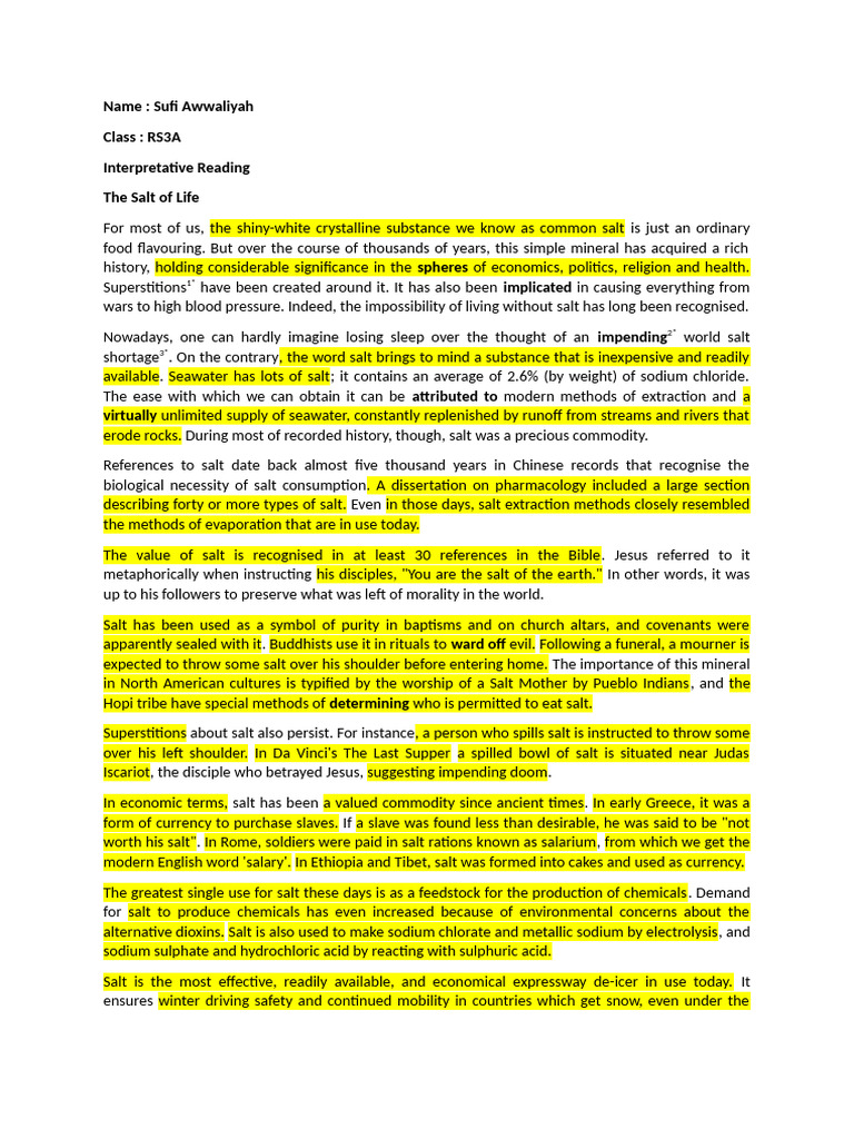 The Salt of Life - SUFI AWWALIYAH | PDF | Salt | Water