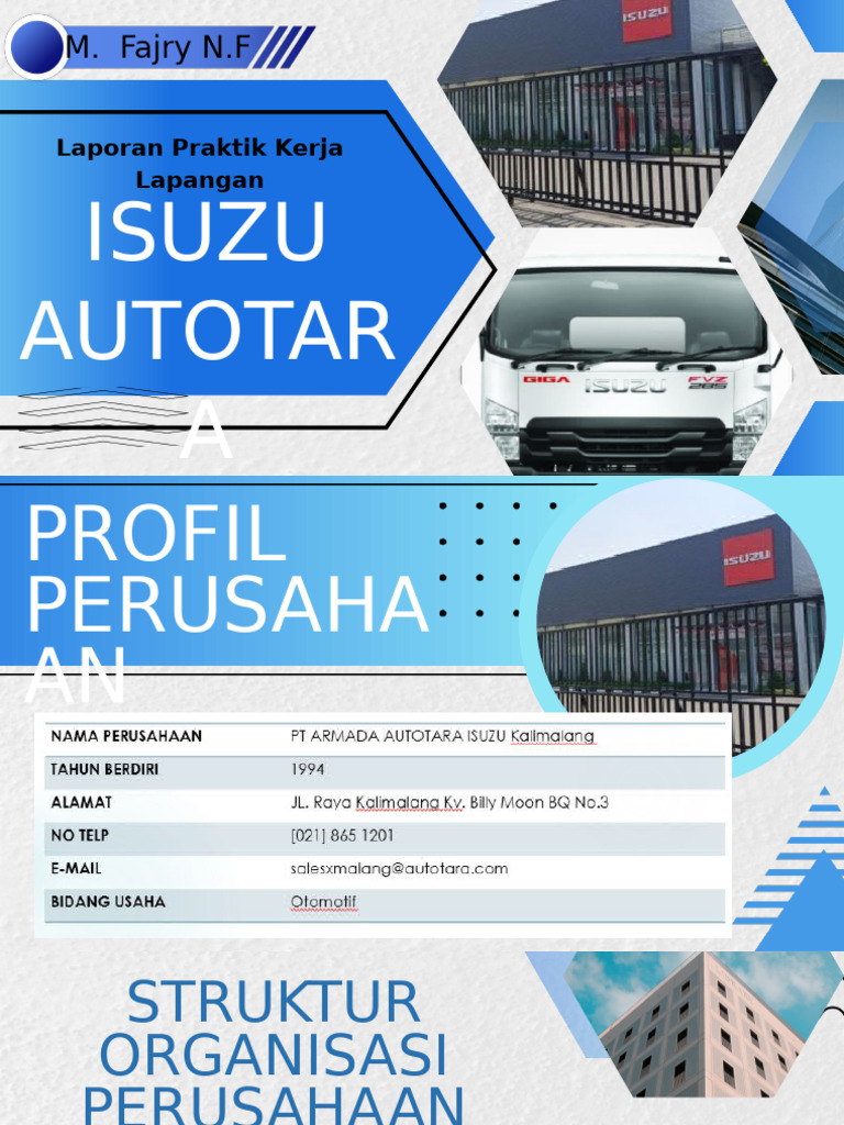 Contoh Laporan Presentasi PKL | PDF