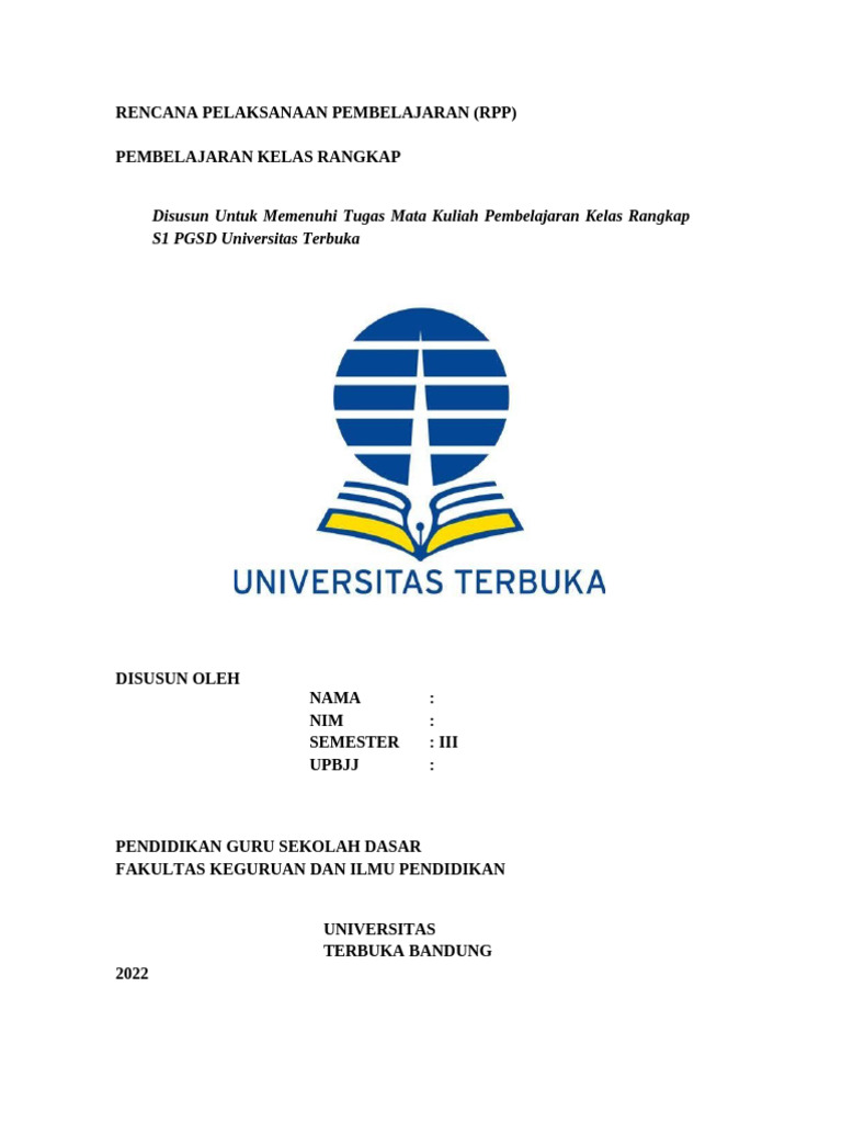 Contoh RPP PKR 221 | PDF