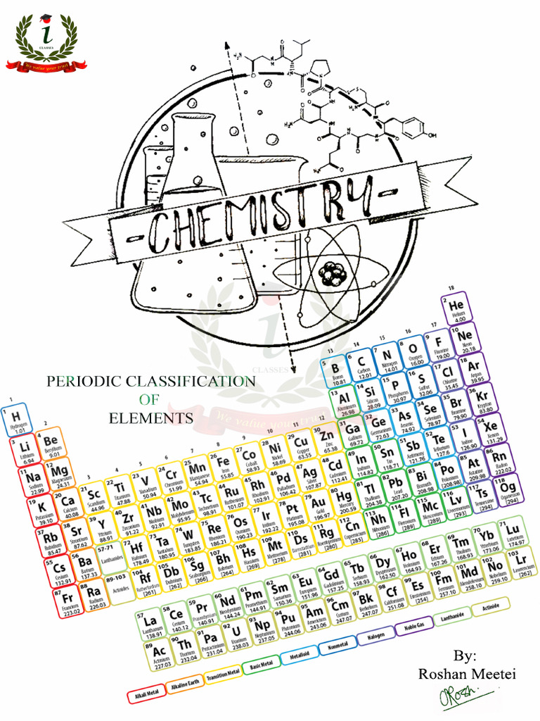 1. Periodic Classification of Elements | PDF | Periodic Table | Valence (Chemistry)