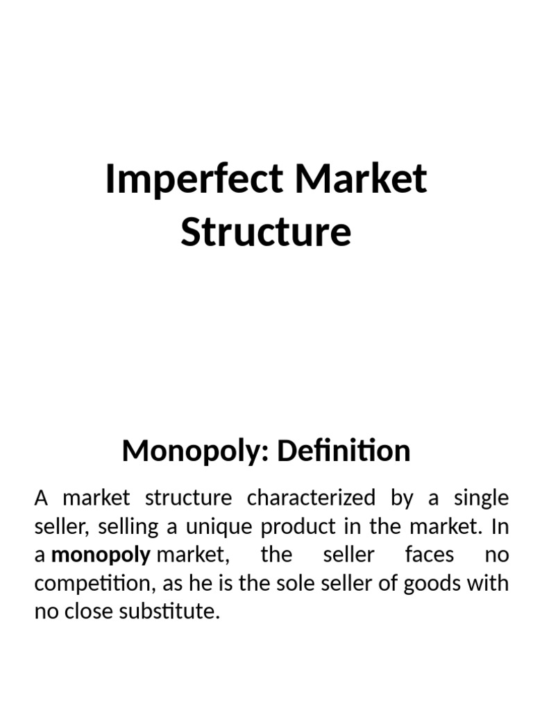 Understanding Monopoly and Market Structures | PDF | Monopoly | Profit ...