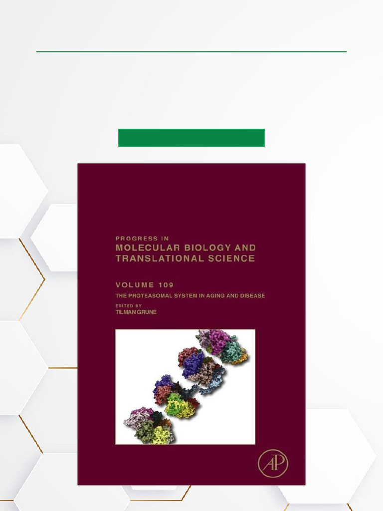 The Proteasomal System in Aging and Disease PDF | PDF | Proteasome | Proteolysis
