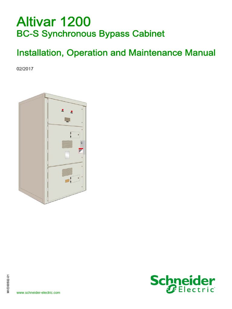 ATV1200 BC-S Synchronous Bypass Cabinet Manual EN MVD00502 01 | PDF ...