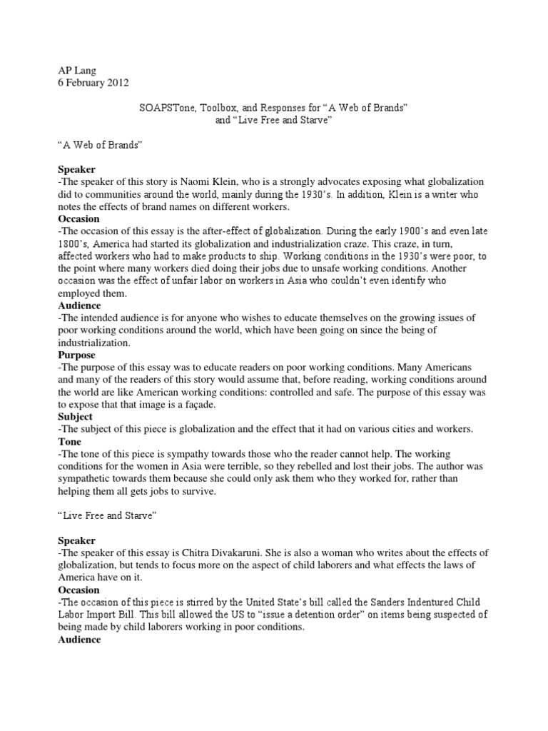 A Soapstone | PDF | Essays | Child Labour