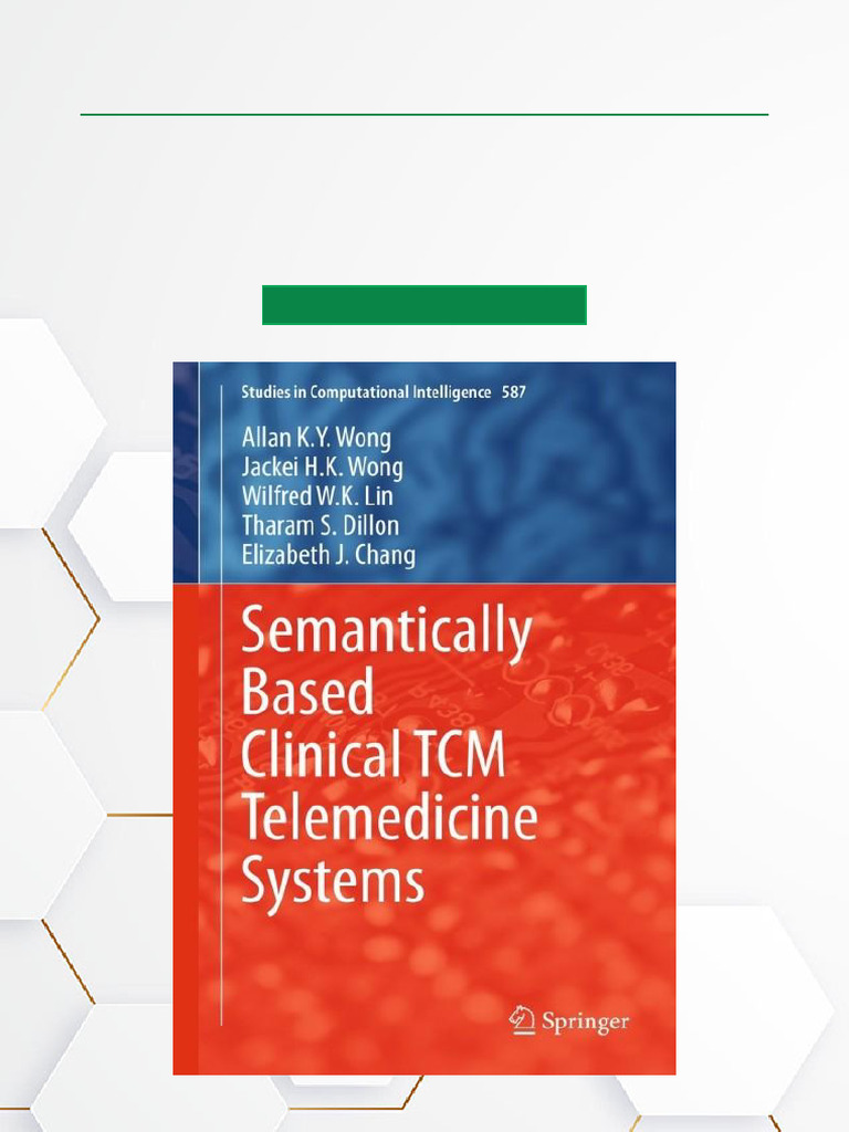 Semantically Based Clinical TCM Telemedicine Systems pdf docx | PDF | Traditional Chinese Medicine