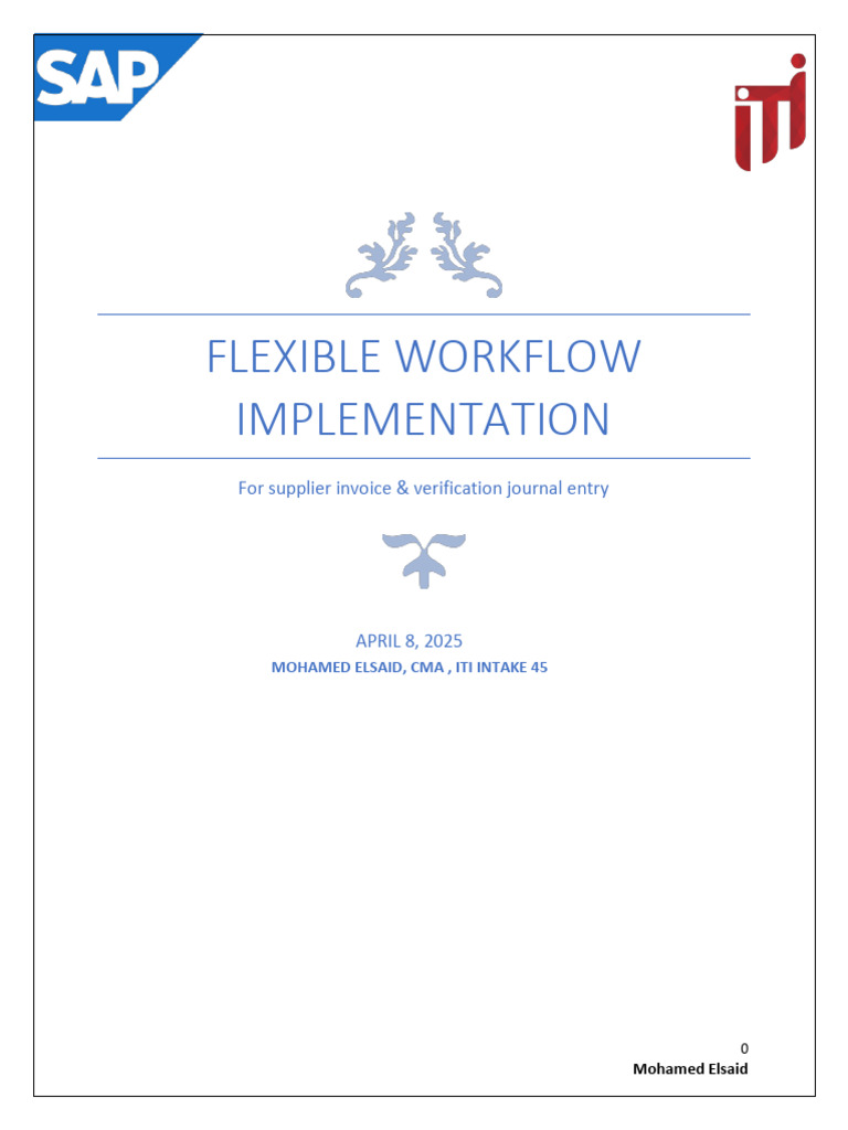 SAP S4HANA Flexible WorkFlow Implement | PDF | Audit | Workflow