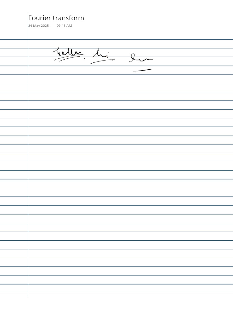 Fourier Transform | PDF